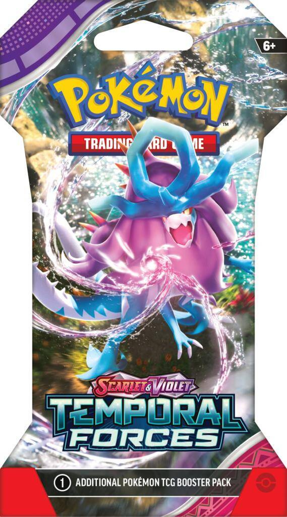 Temporal Forces Sleeved Booster Pokemon TCG saszetka karty ORYGINALNE ...