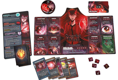 OUTLET 4w1 DICE THRONE MARVEL gra planszowa Scarlet Thor Loki Spider ...